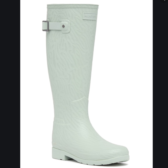 Hunter | Shoes | Hunter Original Refined Tall Coral Textured Boot ...